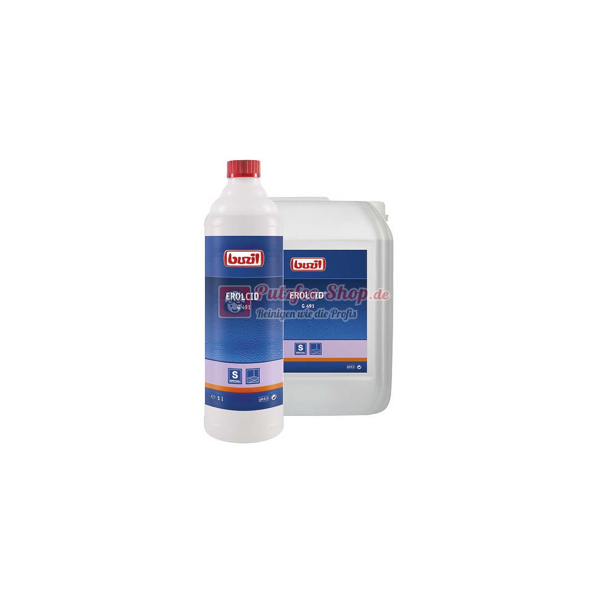 Buzil Erolcid G 491 10 Liter Spezialreiniger auf Phosphorsäurebasis m